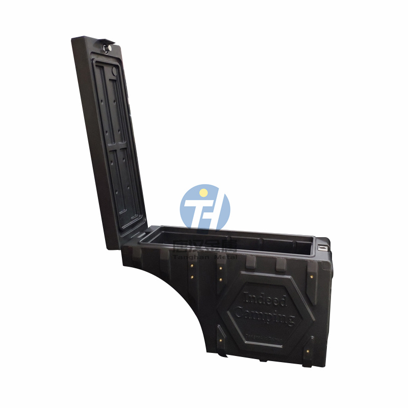 Plastic Storage Swing Case Tool Box For Pickup Truck Bed With Lock ...