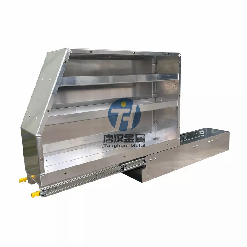 DIY Trailer Parts Aluminum 4WD Ute Canopy Slide Out Kitchen Pantry ...